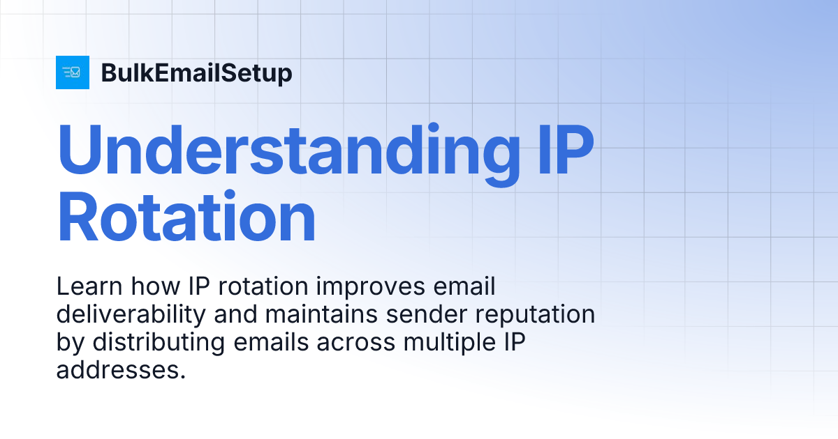 Understanding IP Rotation | BulkEmailSetup